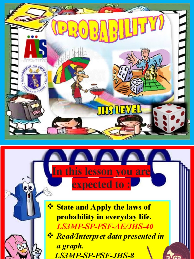 LS3 Probability JHS | PDF | Probability | Forecasting