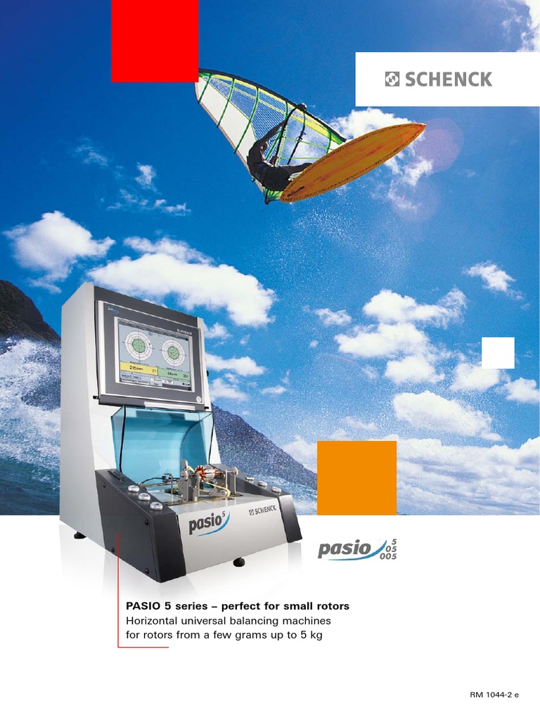 RM1044-2e Horizontal Universal Balancing Machines | PDF | Electric ...