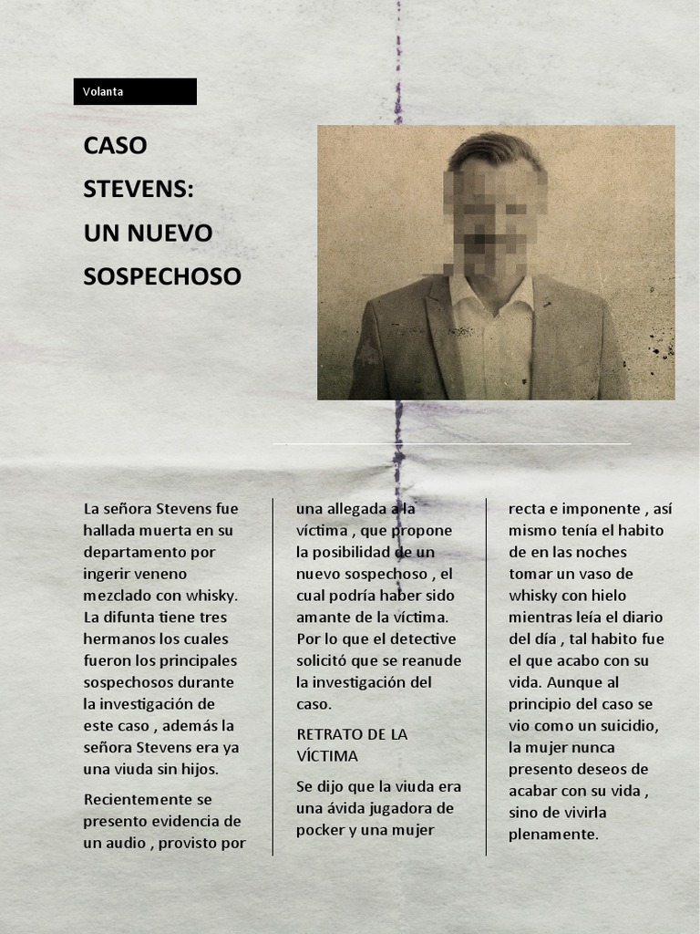 Cronica Lengua - Caso Stevens | PDF