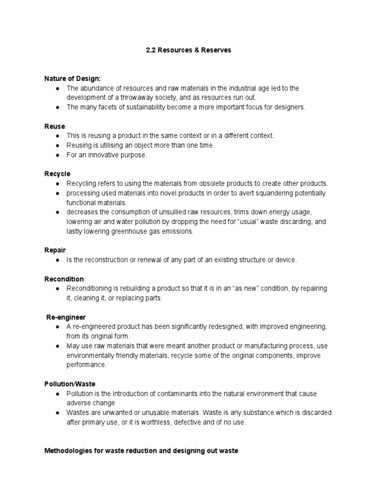 2.2 - Waste Mitigation Strategies | PDF | Waste | Recycling