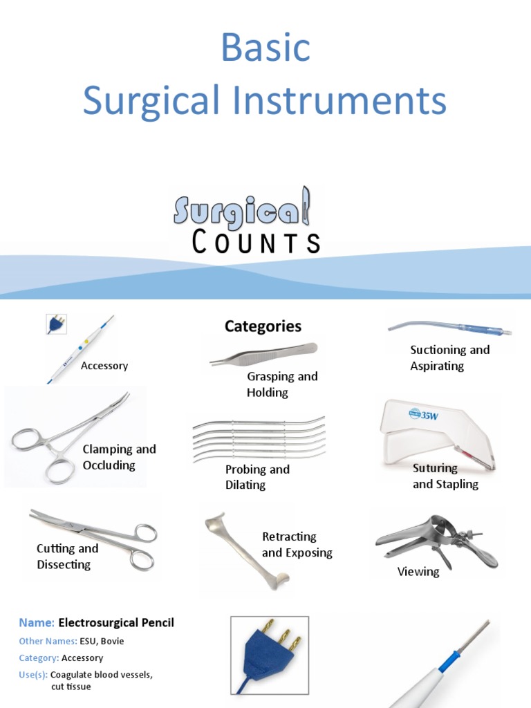 Basic Instruments | Download Free PDF | Surgical Suture | Surgery