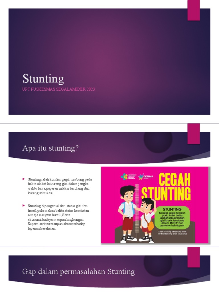 Ppt Paparan Stunting | PDF