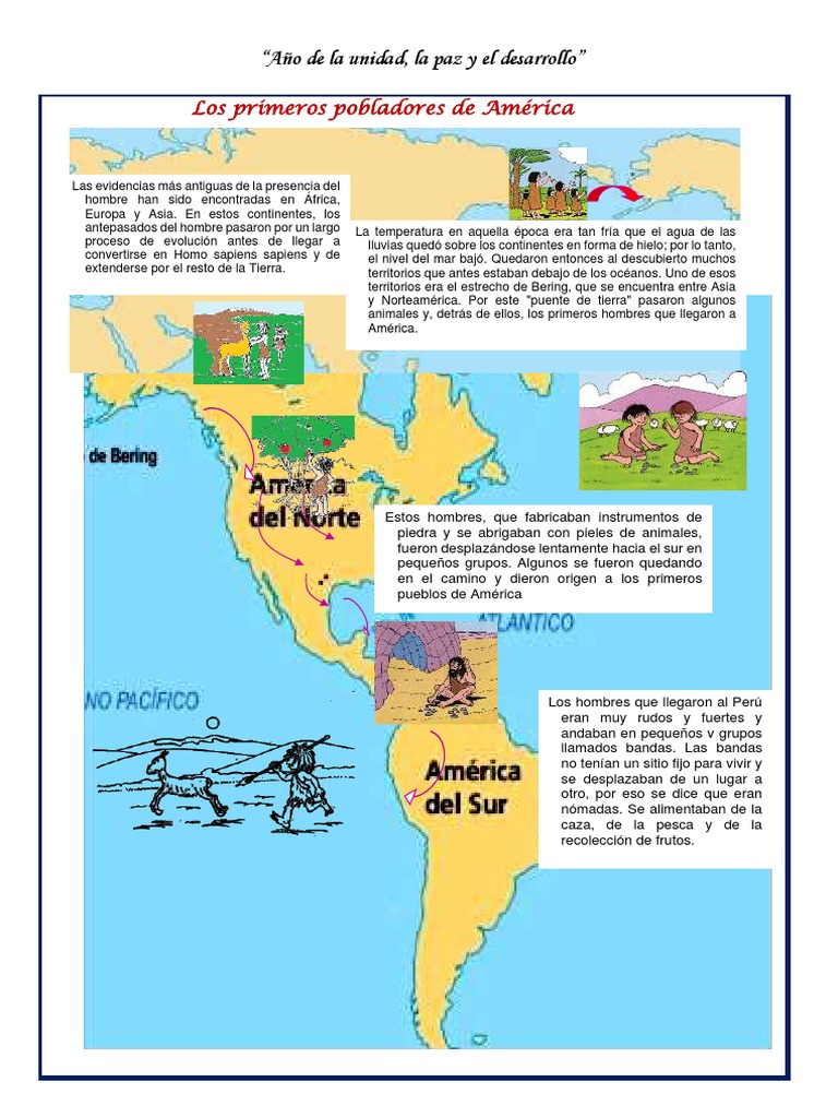 Imagen Los Primeros Pobladores de América | PDF