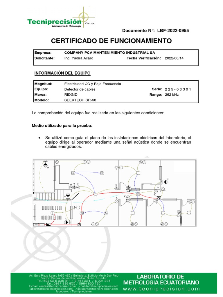 Detector de Metales, Cables Ridgid SR-24 SN 225-08301 | PDF