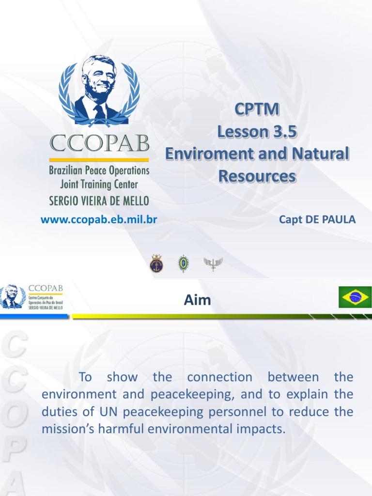 Environmental Impact in Peacekeeping | PDF | Waste | Recycling