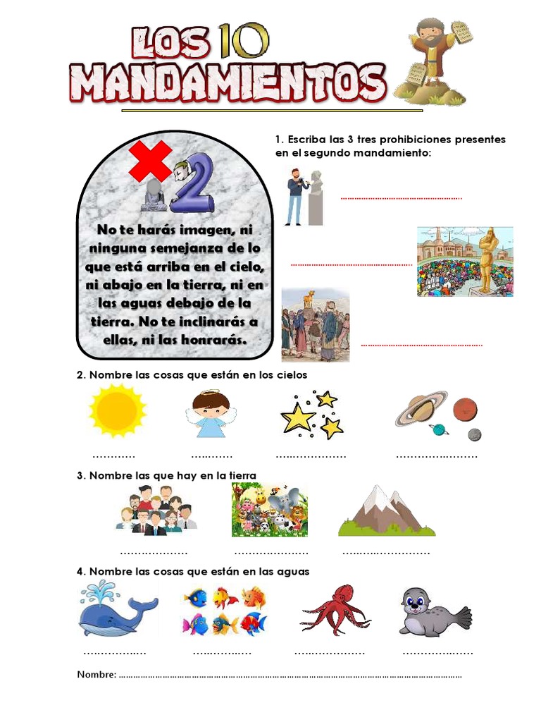 Segundo Mandamiento | PDF | Historia | Libros para adolescentes