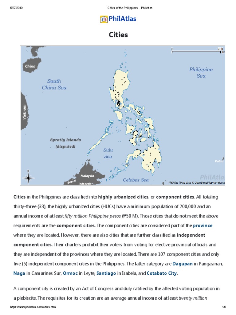 Overview of Philippine Cities | PDF | Southeast Asia | Philippines