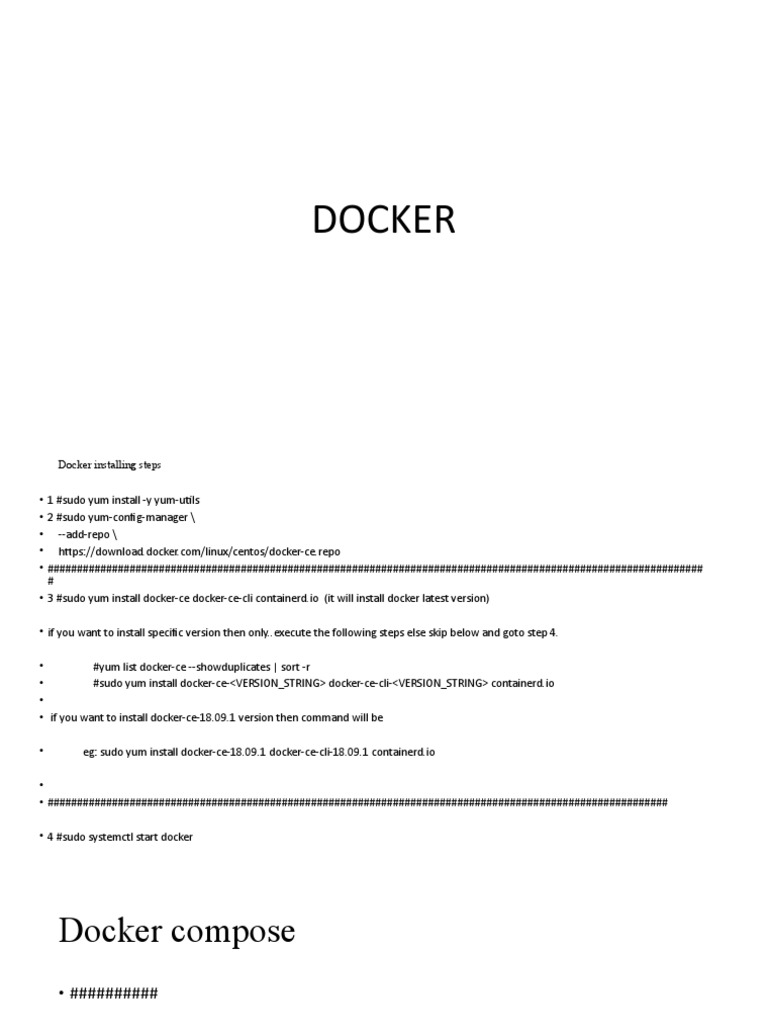 Docker Compose Pdf Technology And Engineering
