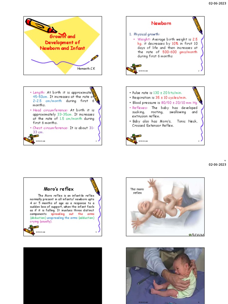 G & D of Infant | PDF | Infants | Anatomical Terms Of Motion