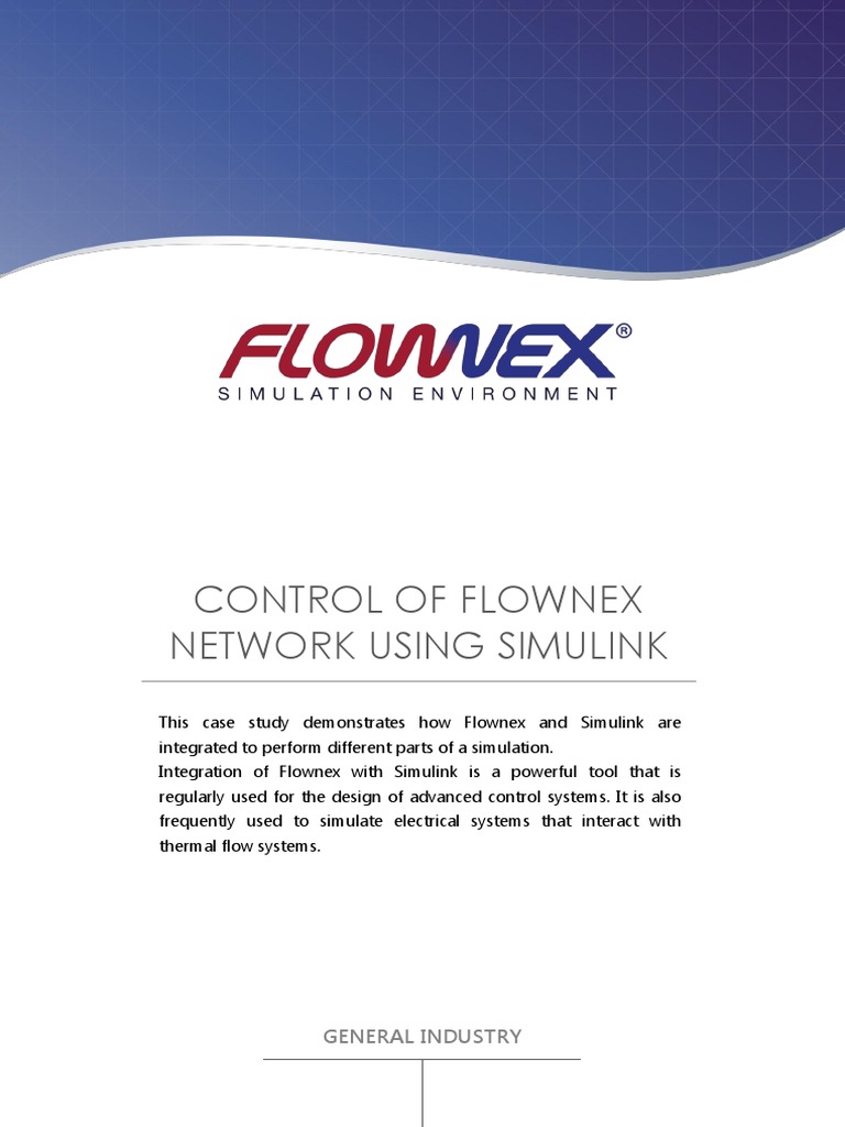 Controlof Flownex Network Using Simulink (Usa Simulink) | PDF ...