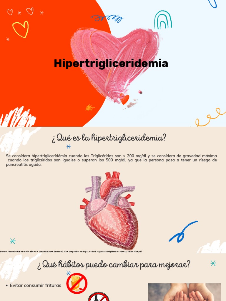 Guía sobre Hipertrigliceridemia y Hábitos Saludables | PDF
