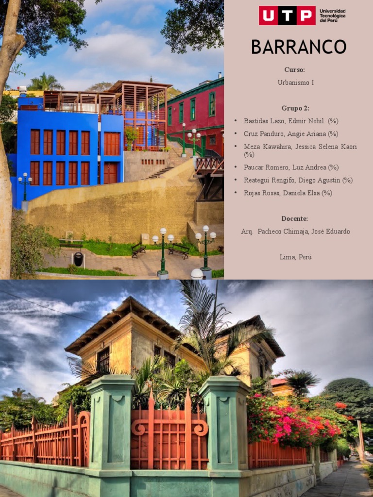 Analisis Urbano - Barranco | PDF