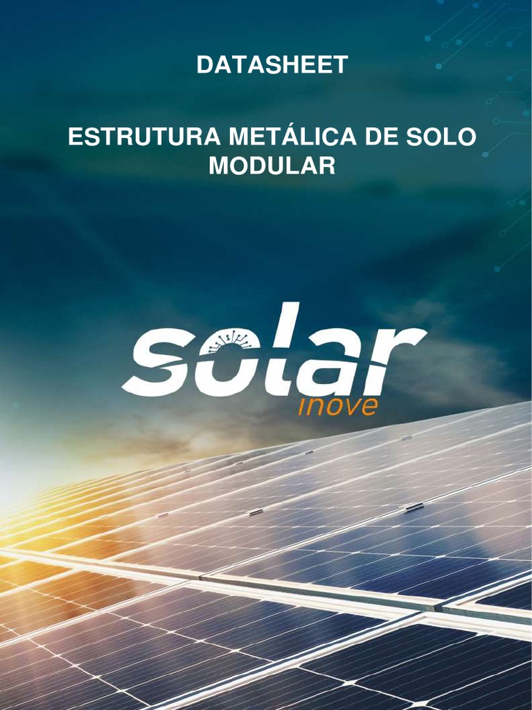 Suporte de Fixação para Solo Baixa Monoposte 02 Modulos | PDF ...