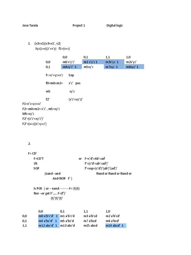 Project 1 Tarula | PDF