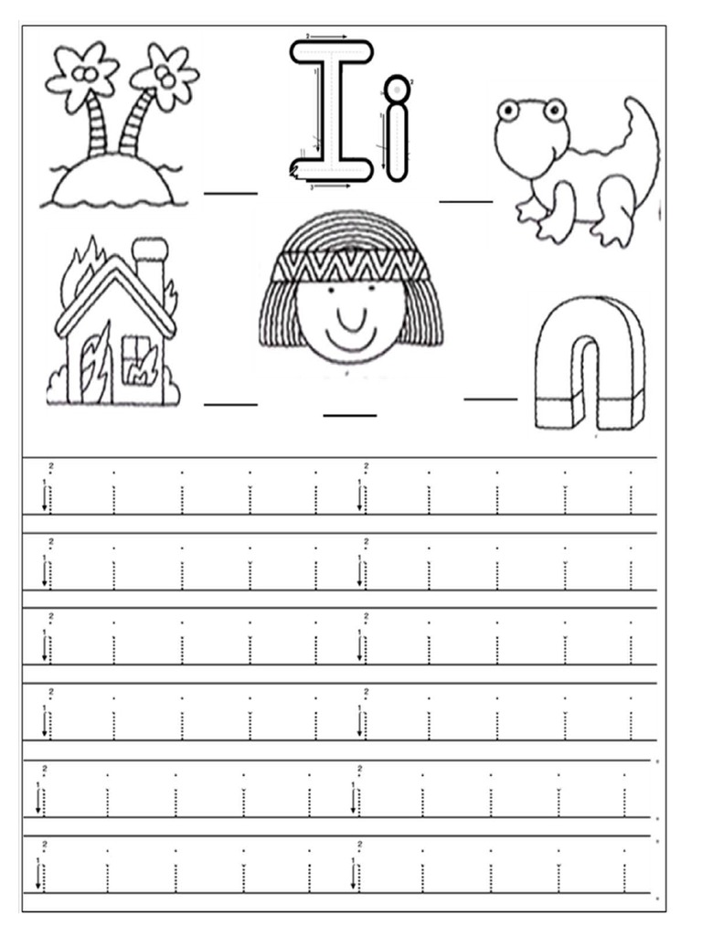 Hoja de Trabajo de Las Vocales | PDF