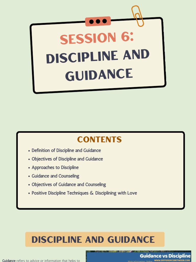 Session6PPT_Guidance-and-Discipline | PDF