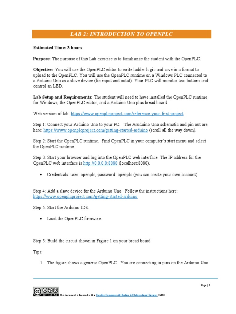 Lab02 Intro To Scada | PDF | Arduino | Software