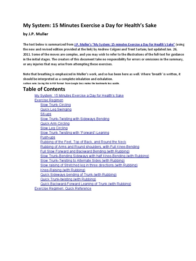 Muller System | PDF | Breathing | Abdomen