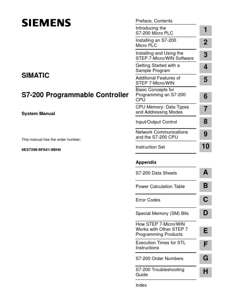S7-200 Programmable Controller - Step 7 Micro Win | PDF | Programmable Logic Controller ...