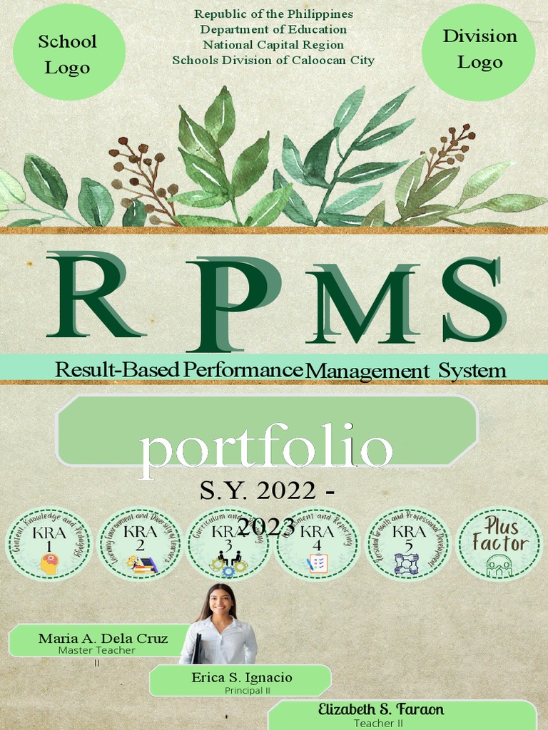 RPMS Design 5 | PDF | Learning | Educational Assessment