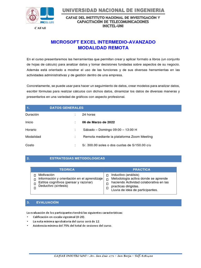 Excel Intermedio Avanzado 22 | PDF | Microsoft Excel | Bases de datos