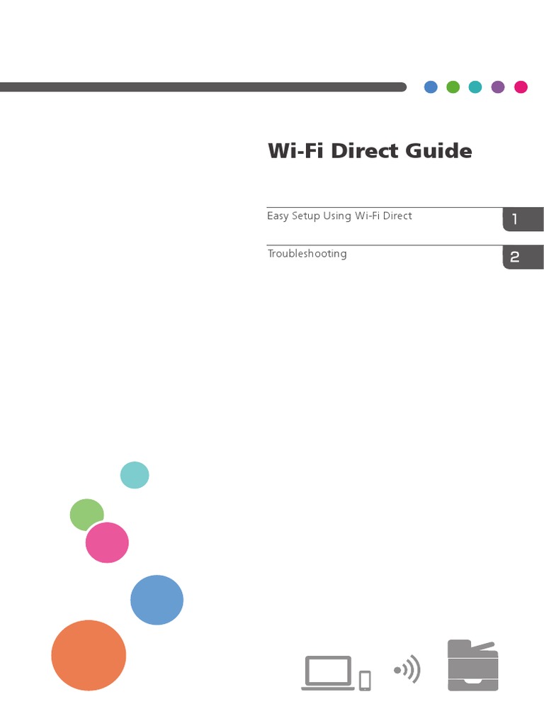 Wi-Fi Direct Setup & Troubleshooting Guide | PDF | Wi Fi | World Wide Web
