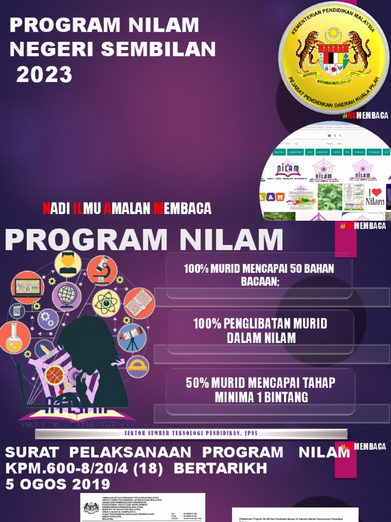Slide Pembentangan Nilam 2023 Baru | PDF