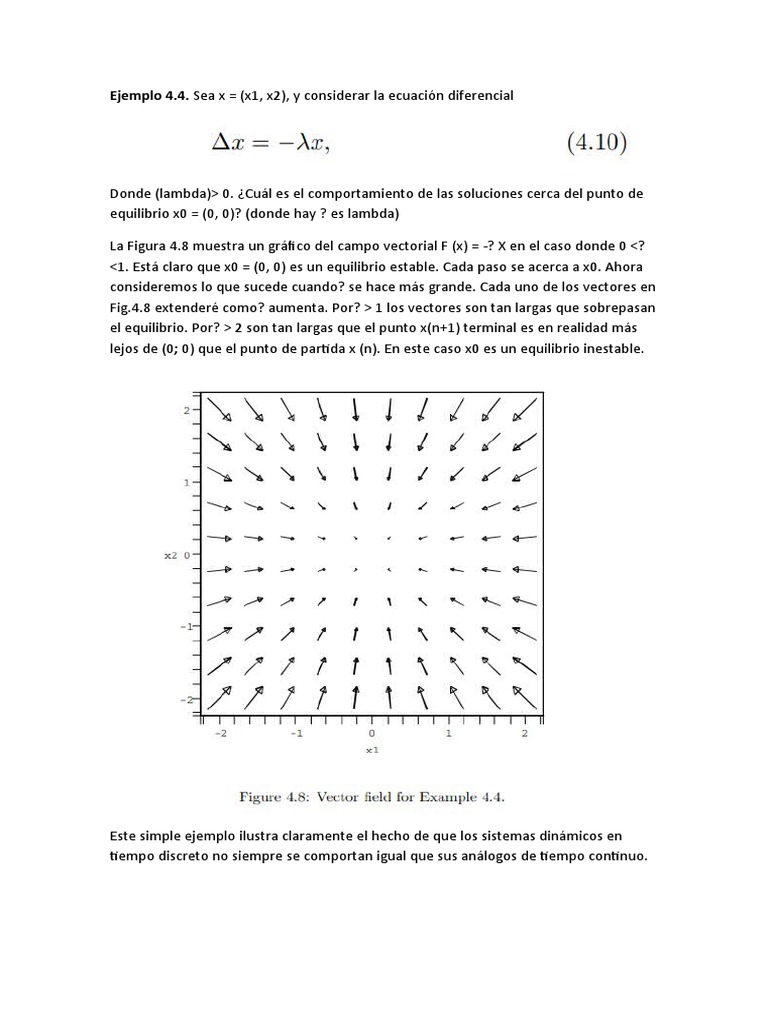 Ejemplo 4.4y6.3 | PDF | Ecuaciones | Sistema no lineal
