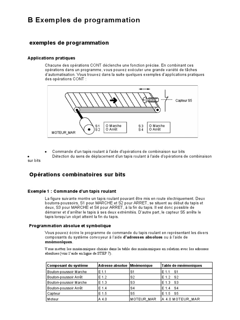 Exemples de Programmation - Tapis | Download Free PDF | Informatique