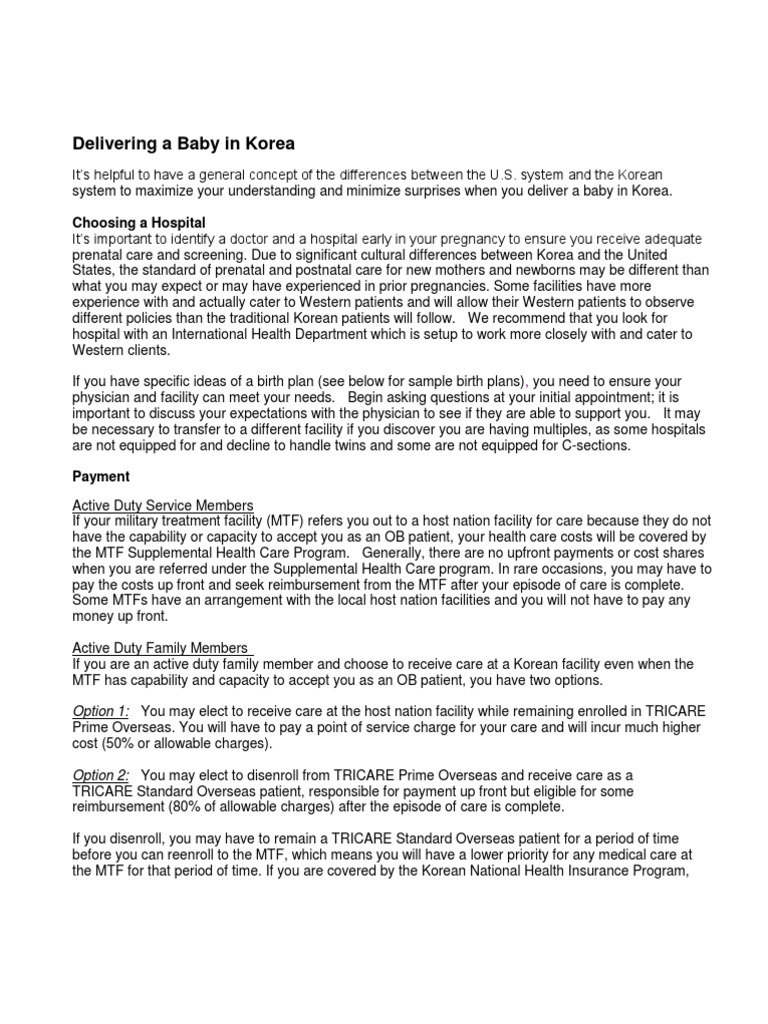 Korea Deliveries | PDF | Childbirth | Caesarean Section Korea Deliveries | PDF | Childbirth | Caesarean Section