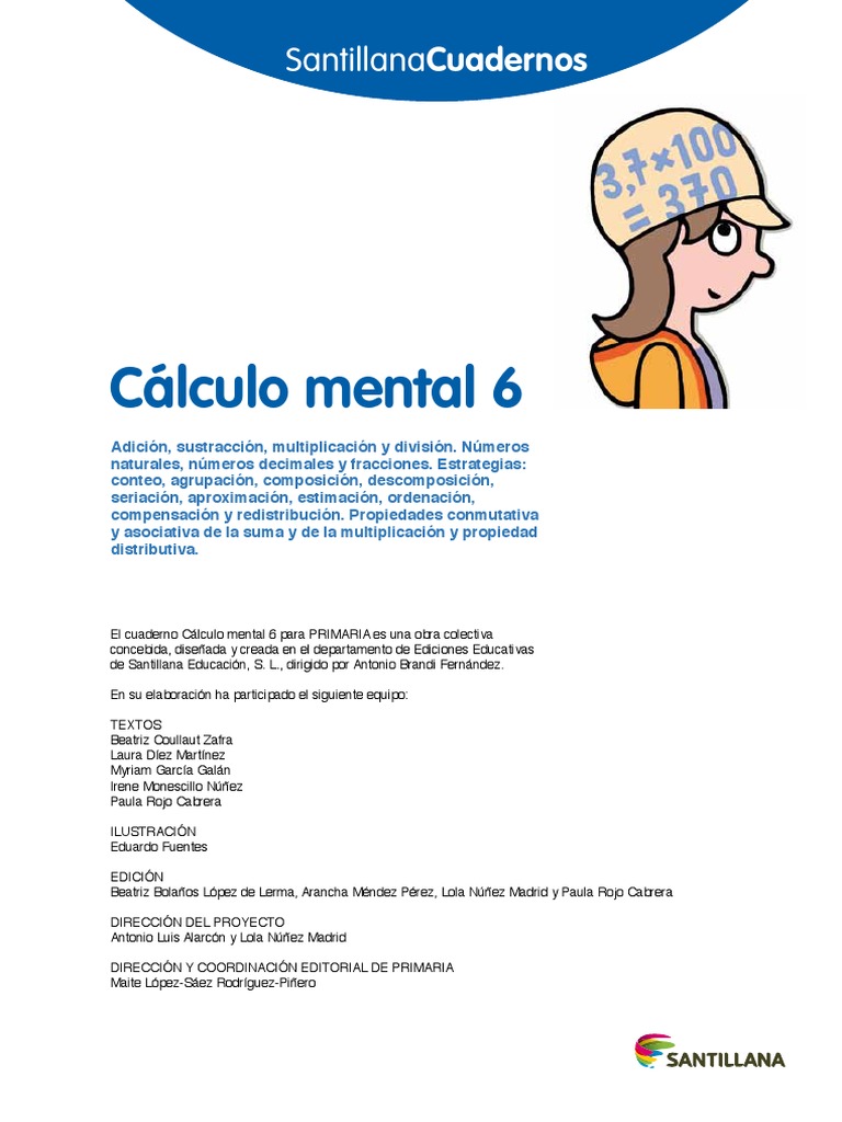 Calculo Mental Mat6 | PDF | Aritmética | Álgebra