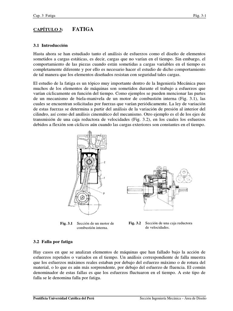 Fatiga | PDF | Fatiga (material) | Teoría