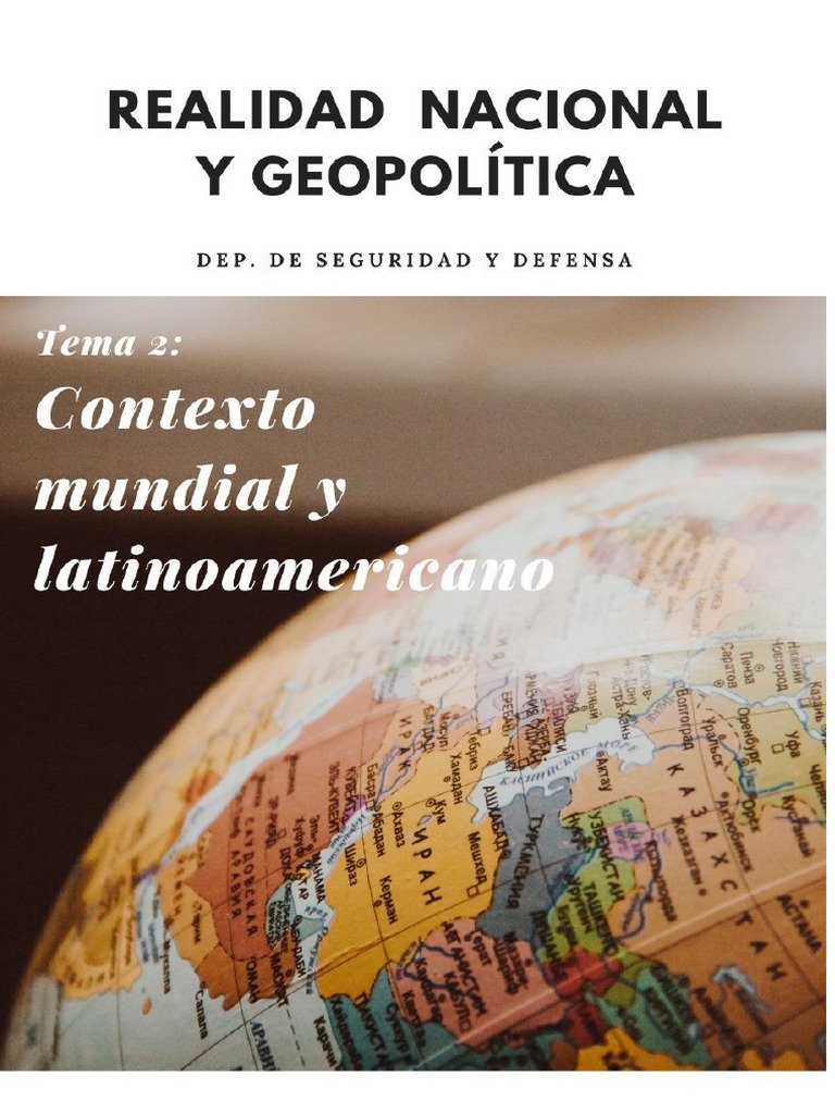 TEMA 2 - Contexto Mundial y Latinoamericano | PDF | Américas | America ...