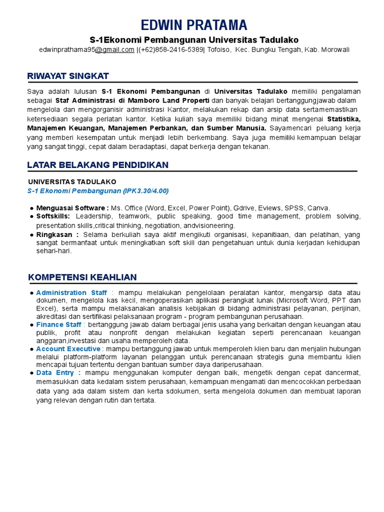 Edwin Pratama-1 | PDF