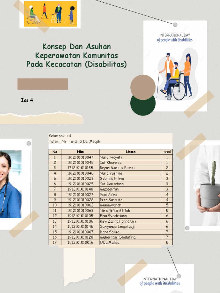 TIK 4 - Konsep & Askep Disabilias | PDF