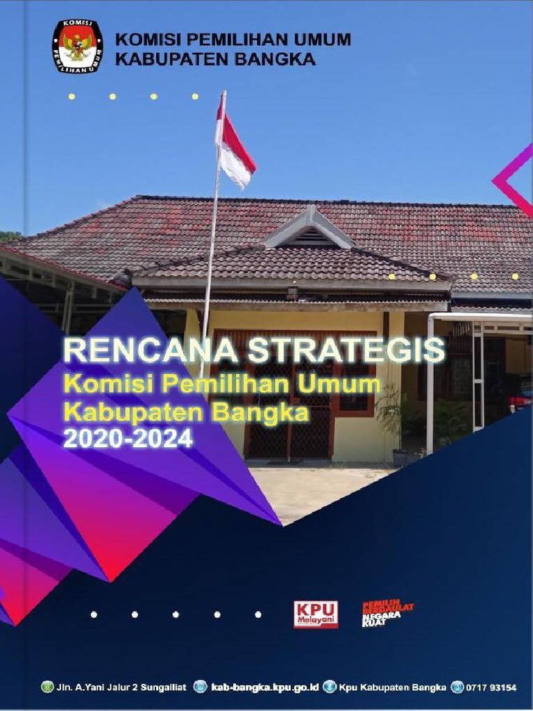 Renstra KPU BANGKA 2020-2024 Terbaru | PDF | Bisnis | Pengelolaan Keuangan & Uang