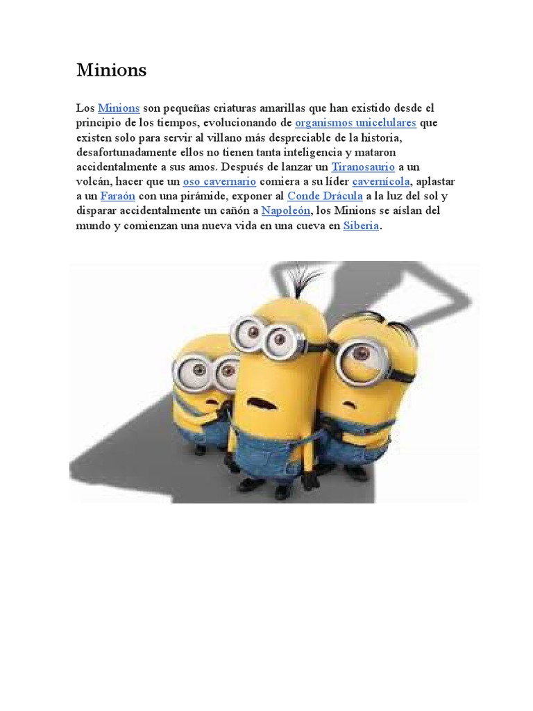 Los Minions | PDF