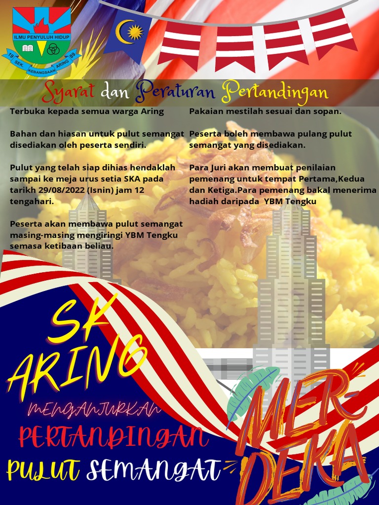 Pertandingan Pulut Semangat Merdeka Edit | PDF