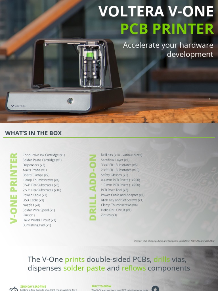 Voltera V One | PDF | Printed Circuit Board | Electrical Engineering