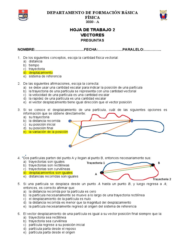 Hoja 2 Ejercicios Resueltos en Clase (1) Epn | PDF | Vector Euclidiano | Metrología