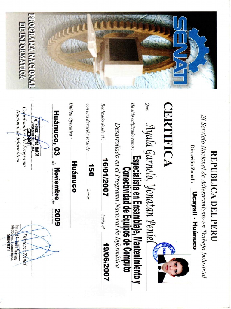 Senati - Ensamblaje y Mantenimiento | PDF