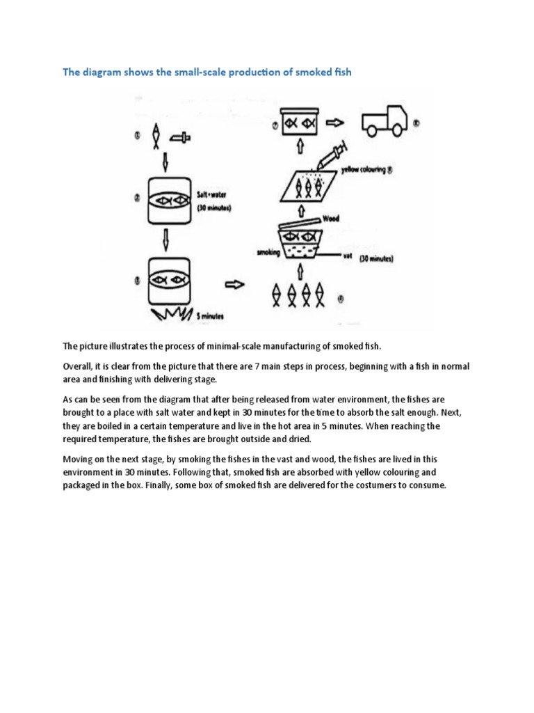 Small-Scale Smoked Fish Production Process | PDF