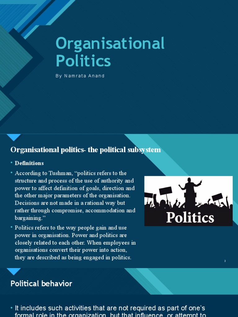 Organisational Politics | PDF | Behavior | Decision Making