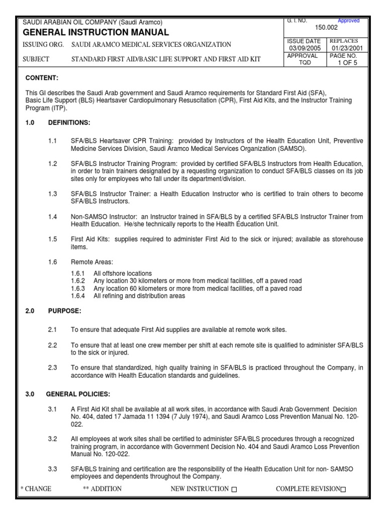 G.I. 150.002 First Aid-CPR Training and First Aid Kits | Download Free ...