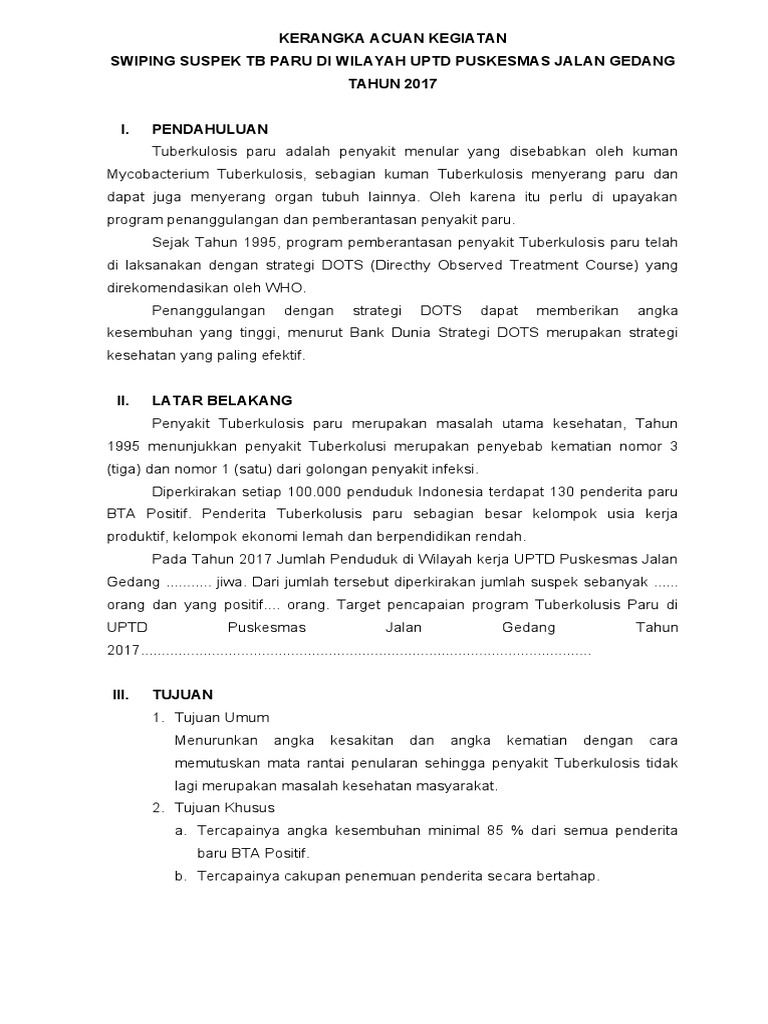 Kak Penanganan TB Dengan Strategi Dots | PDF