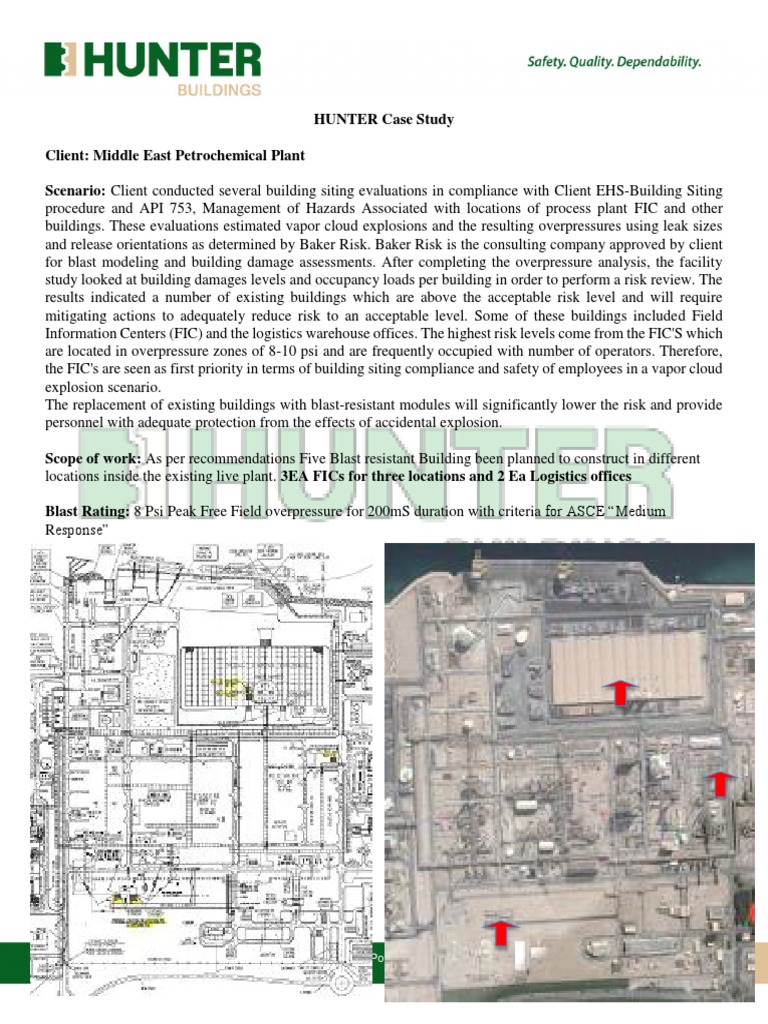 HUNTER Case Study - Petrochemical Plant Facility Siting Mitigation ...