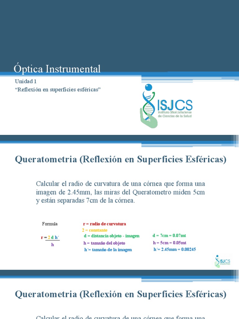 5 Queratometria | PDF | Espejo | Aplicaciones de vidrio