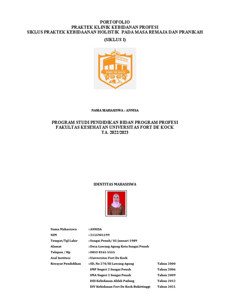 Portofolio Annisa | PDF