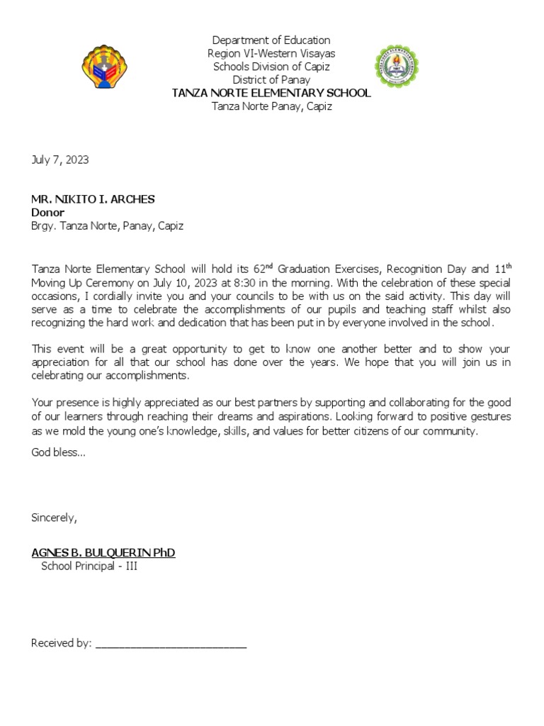 Invitation Letter For Recog | PDF | Learning | Behavior Modification