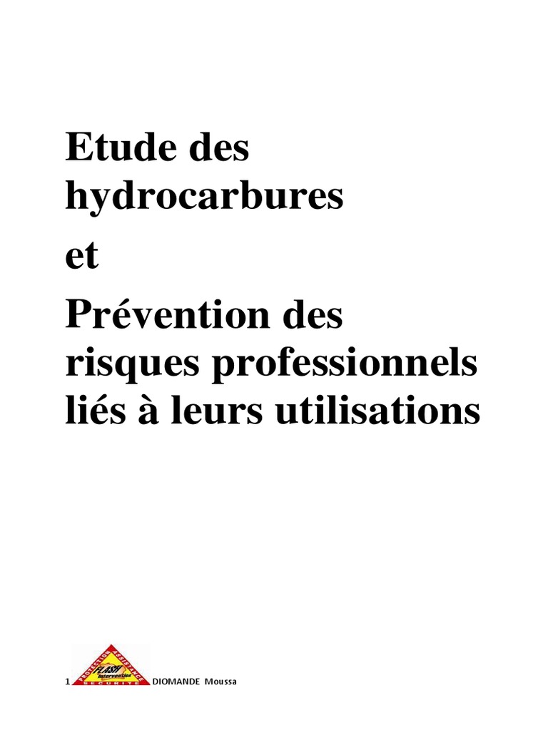 Risques et Prévention des Hydrocarbures | PDF | La combustion | Combustible